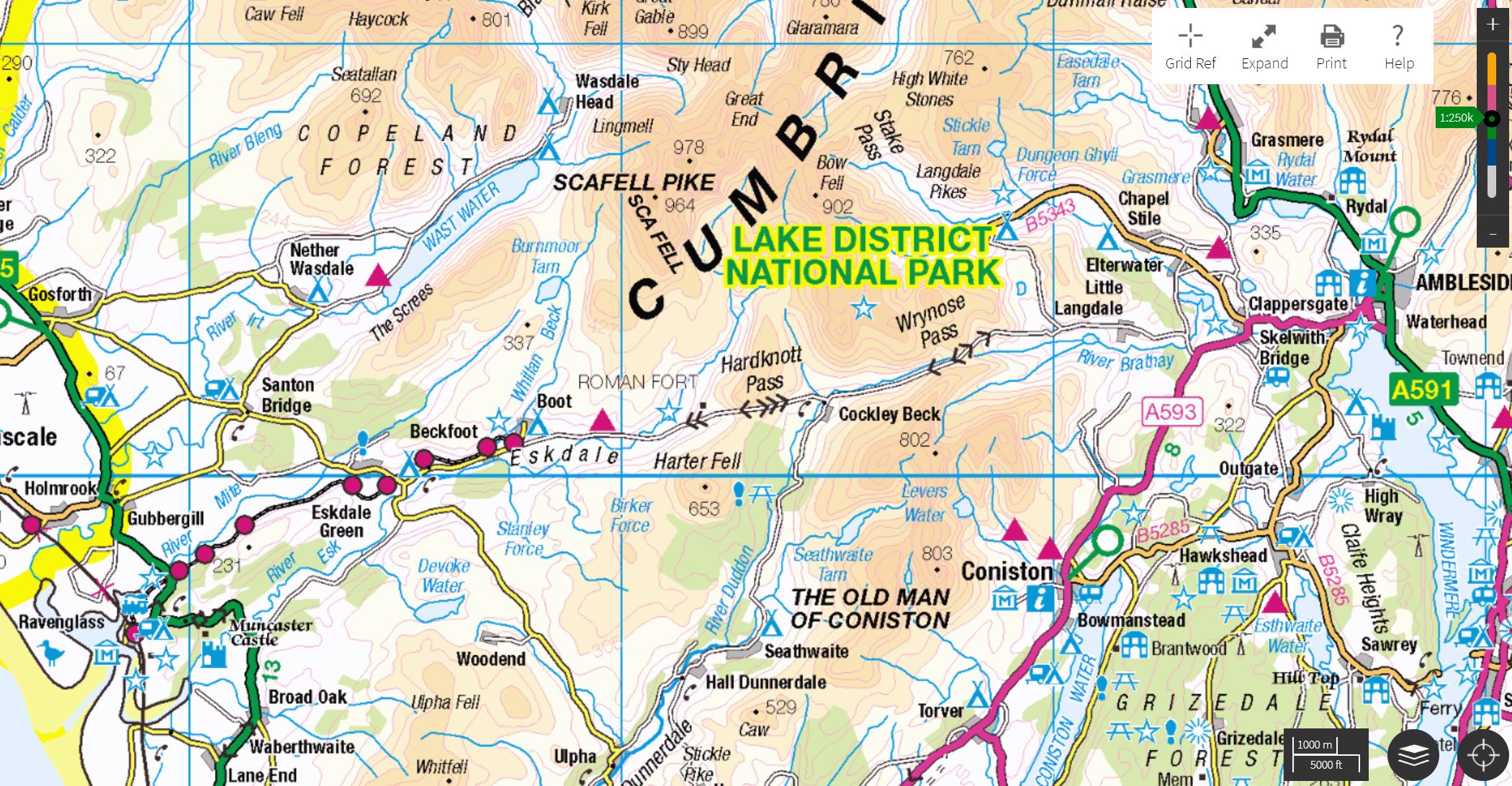 Wrynose Pass, Hardknott Pass & Hadrian’s Cycleway – Bicycle Adventure Club